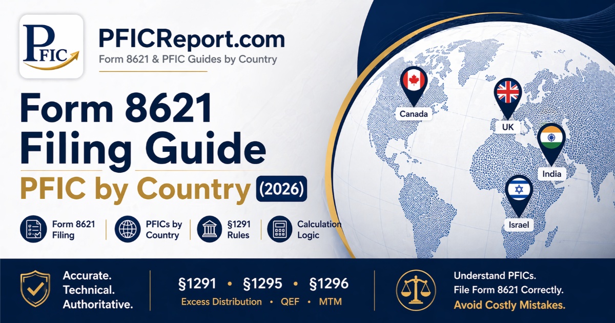 Form 8621 Filing Guide & PFIC Risk Analysis (2026) | PFIC Report
